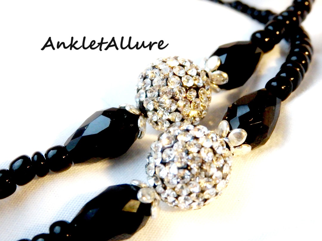 Pave Disco Ball Bling Boot Jewelry Crystal Boot Charms Boot Chains for ...