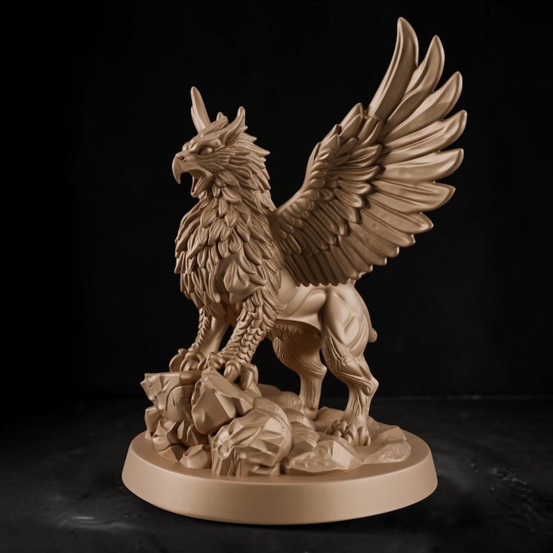 Griffin Statue 3D Model, Griffin Figure STL File - Etsy Australia