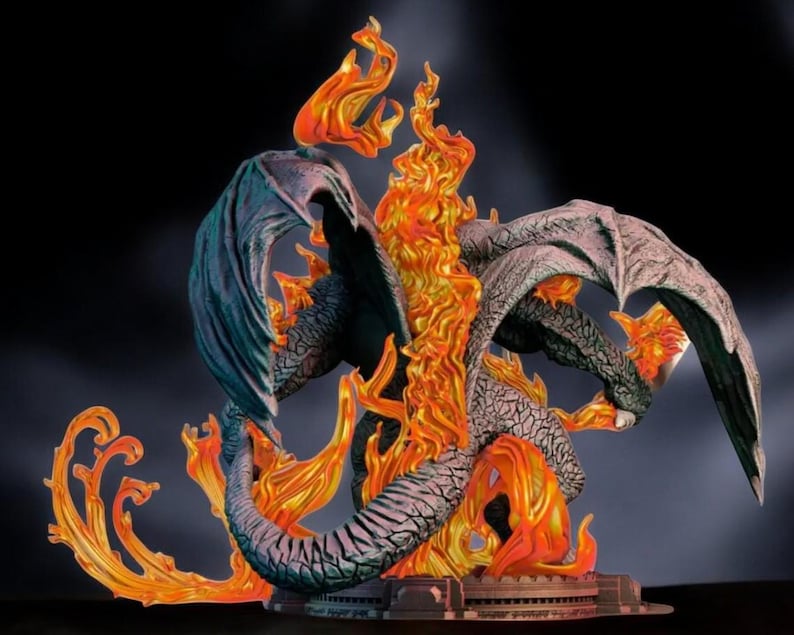 3D Balrog STL File: Lord of the Rings Model for 3D Printing - Etsy
