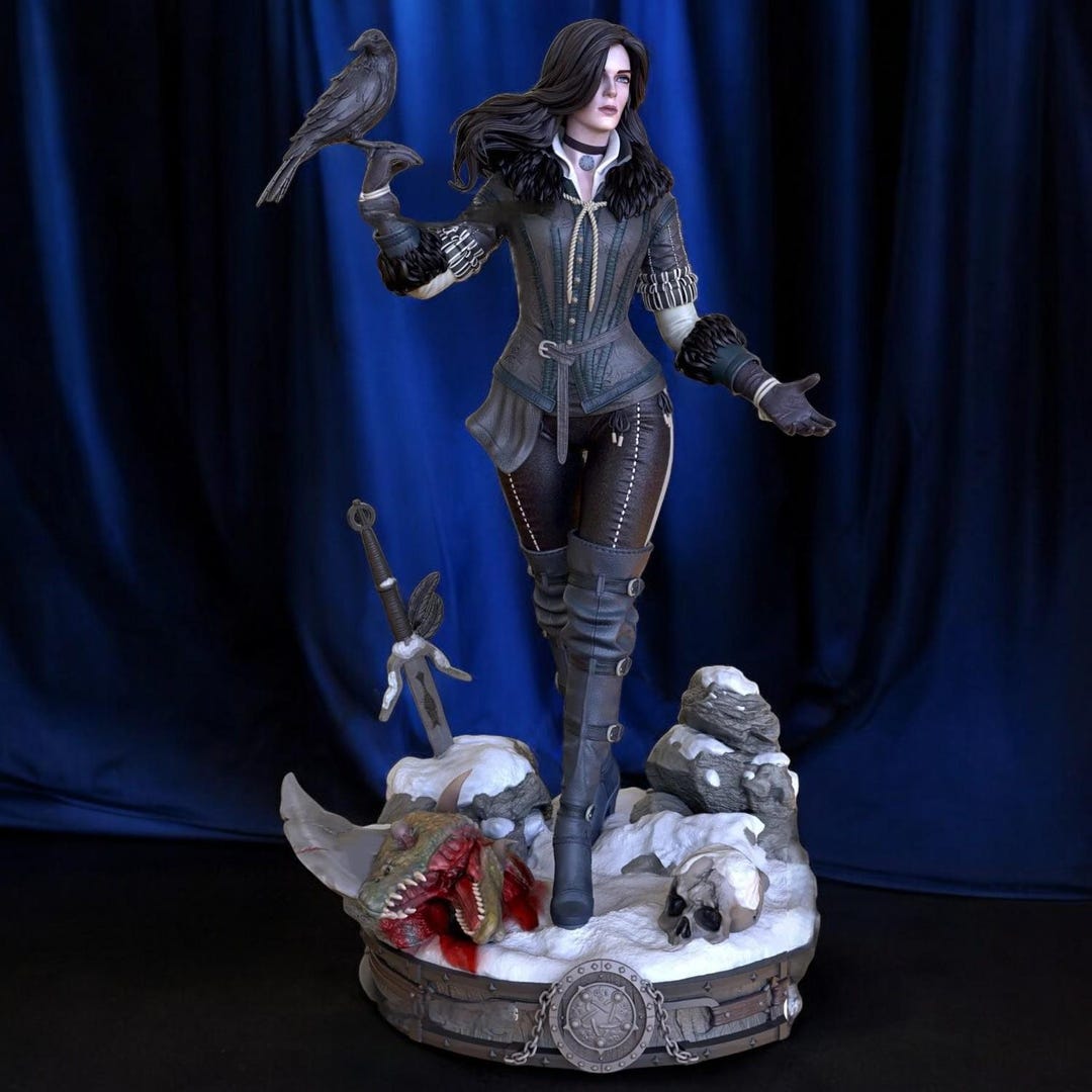 Yennefer Model File, 3D Yennefer Figure STL File, 3D Yennefer Model ...