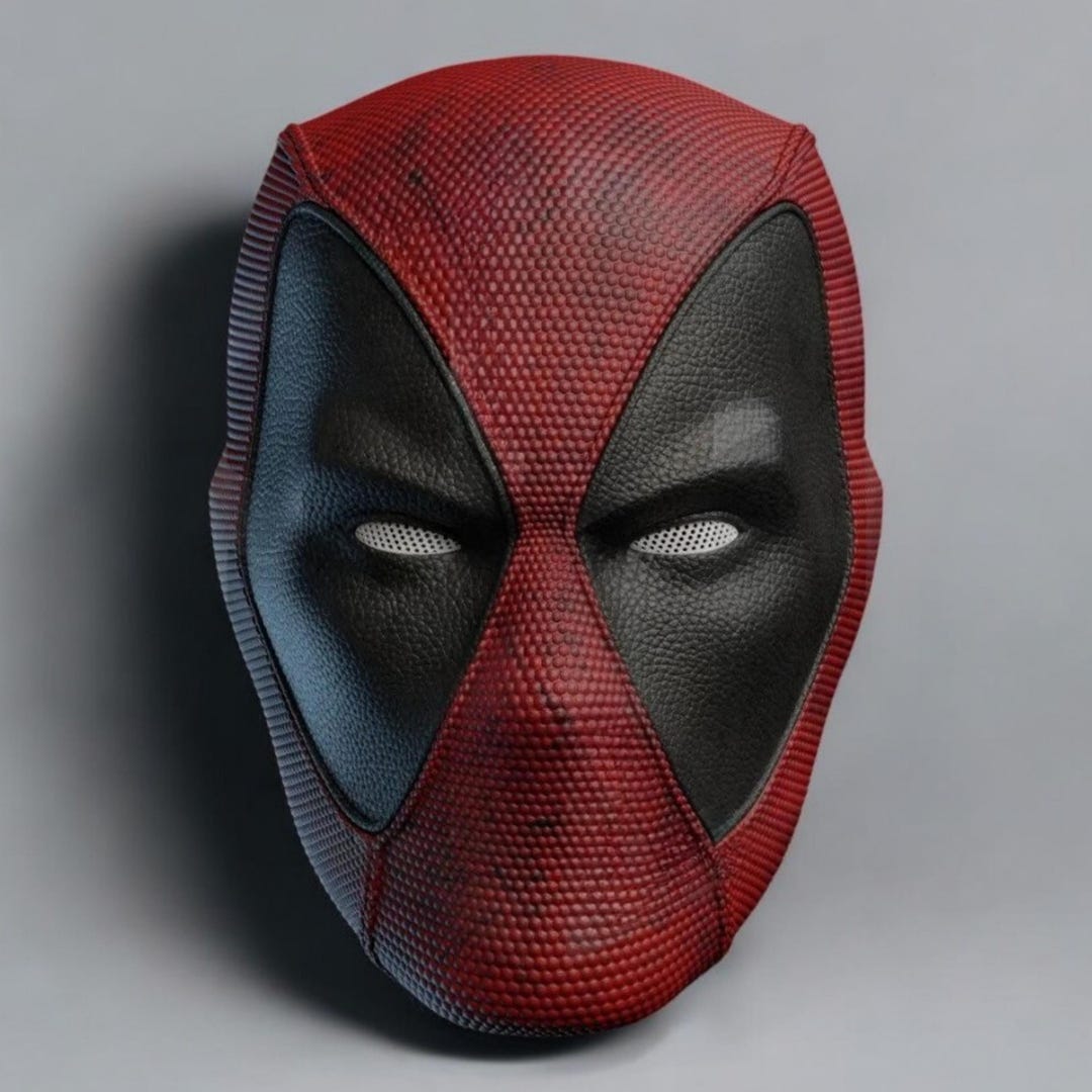 Deadpool Mask STL File: 3D Printable Helmet - Etsy UK