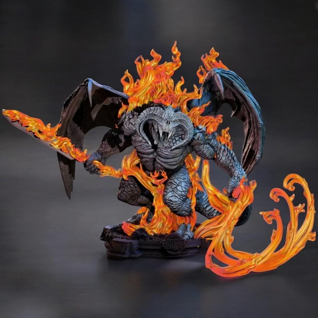 3D Balrog STL File, the Lord of the Rings STL, the Lord of the Rings ...