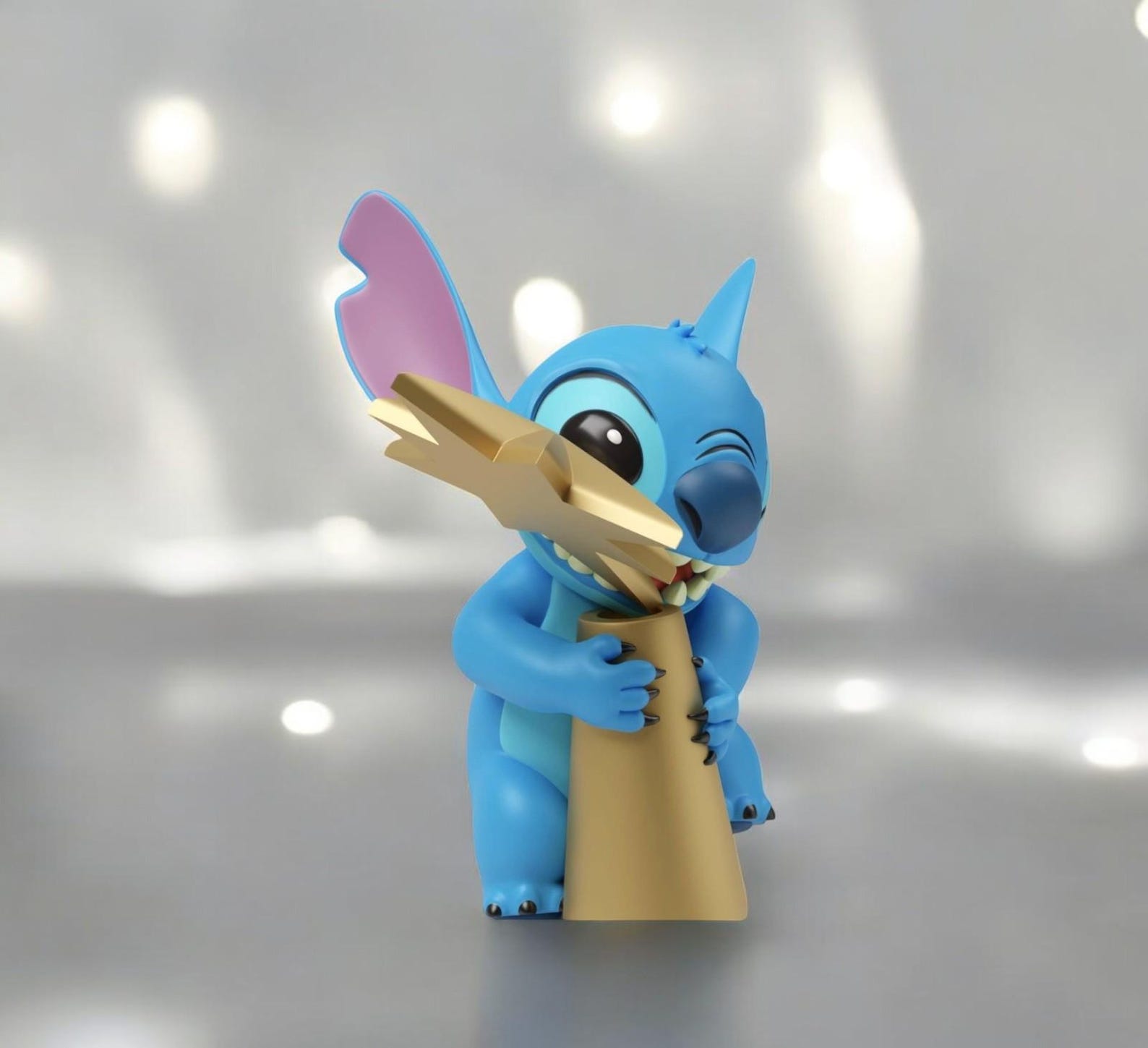 3D Stitch Christmas Star STL File: Easy-print Figure Model - Etsy