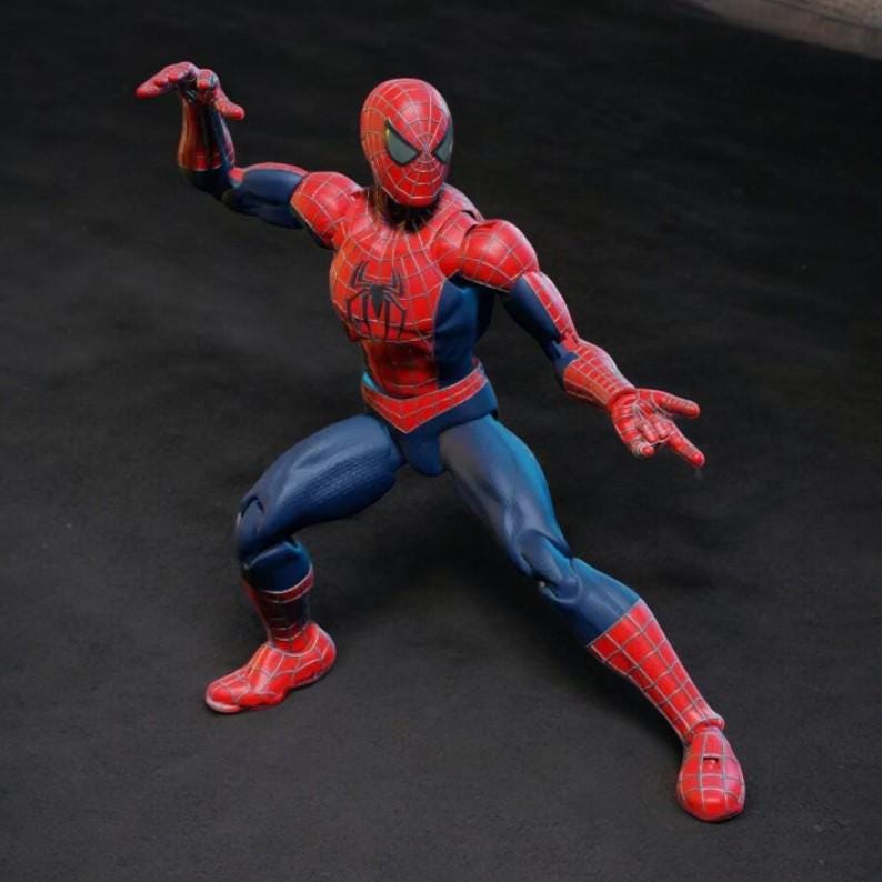 3D Spiderman Action Figure STL File: Articulated Design - Etsy