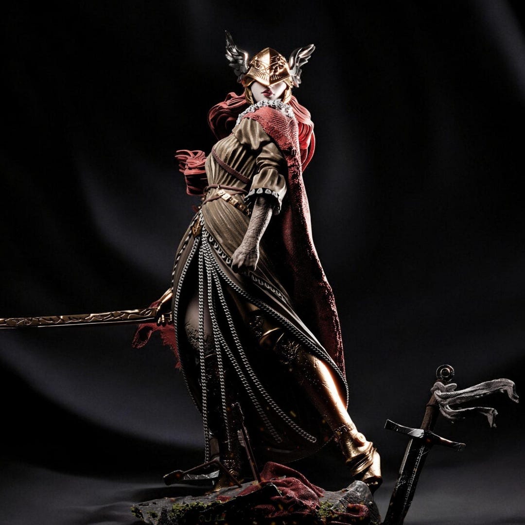 Malenia STL File, Malenia Figure Model, Elden Ring Malenia Figure Stl ...