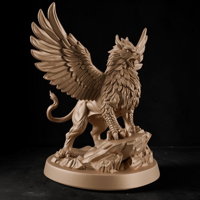 Griffin Statue 3D Model, Griffin Figure STL File - Etsy Australia