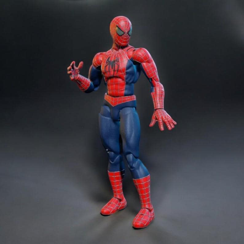 3D Spiderman Action Figure STL File: Articulated Design - Etsy