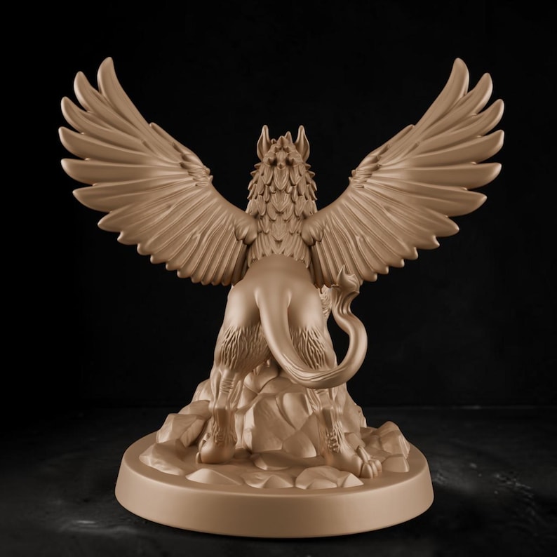Griffin Statue 3D Model, Griffin Figure STL File - Etsy Australia
