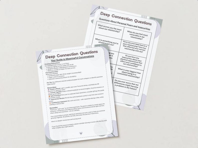 Deep Connection Questions for Couples | 50 Conversation Starters ...