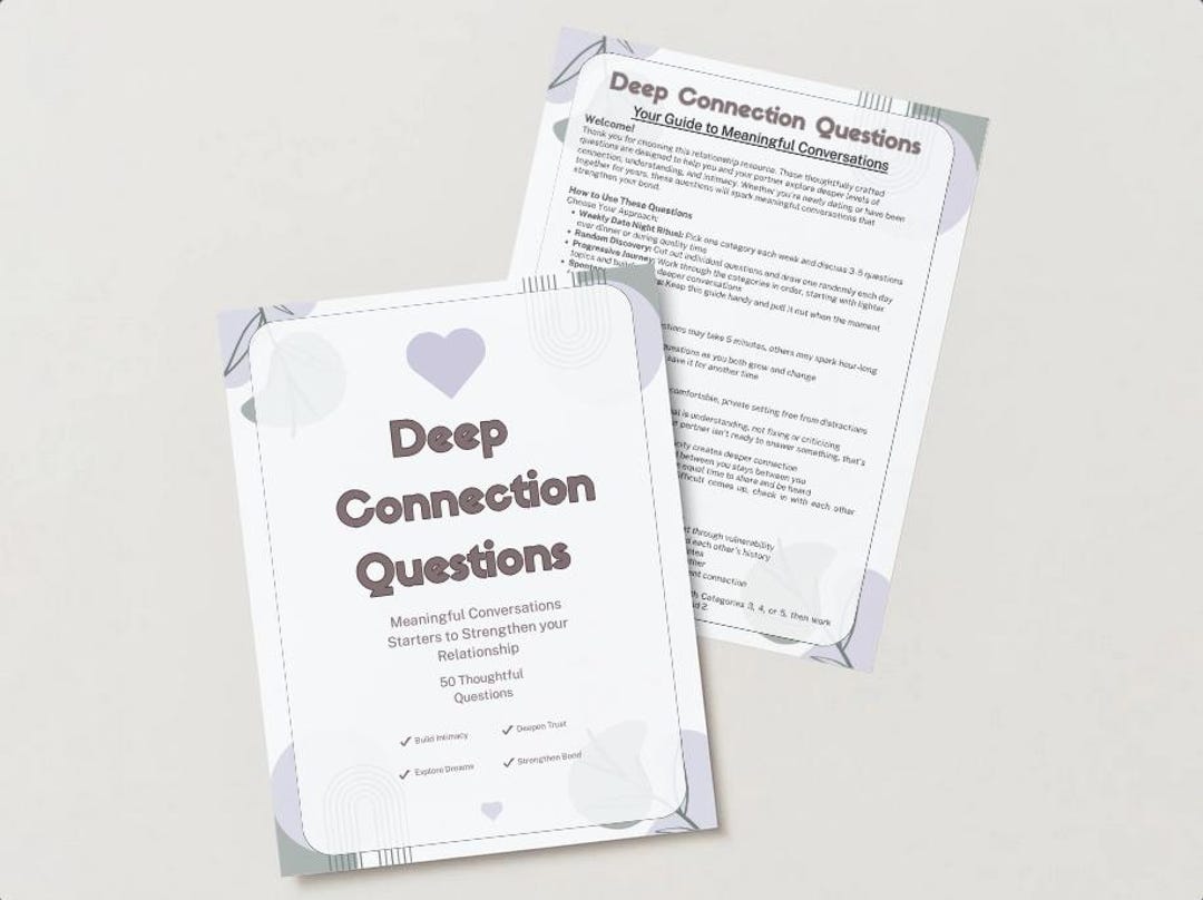 Deep Connection Questions for Couples | 50 Conversation Starters ...