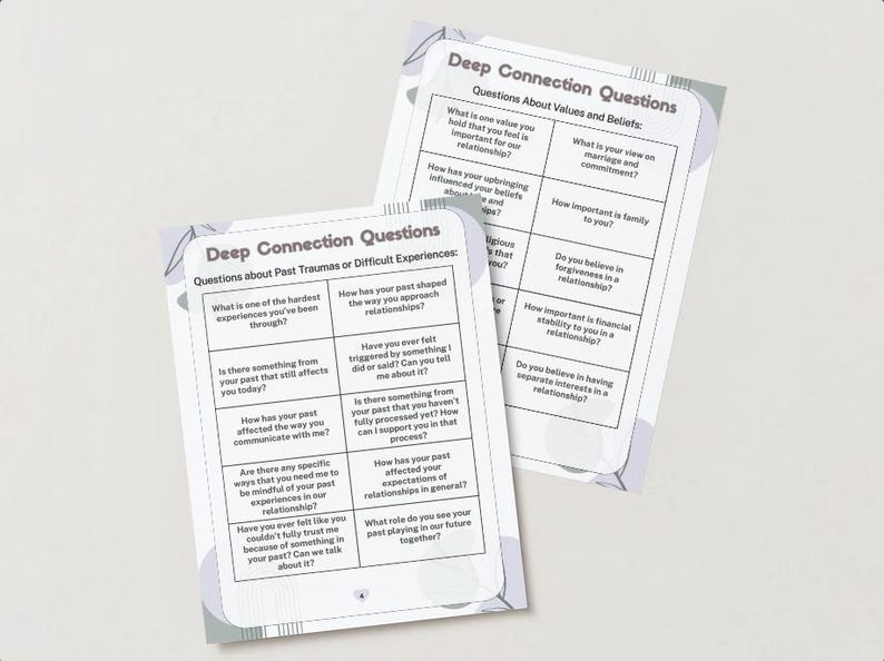 Deep Connection Questions for Couples | 50 Conversation Starters ...