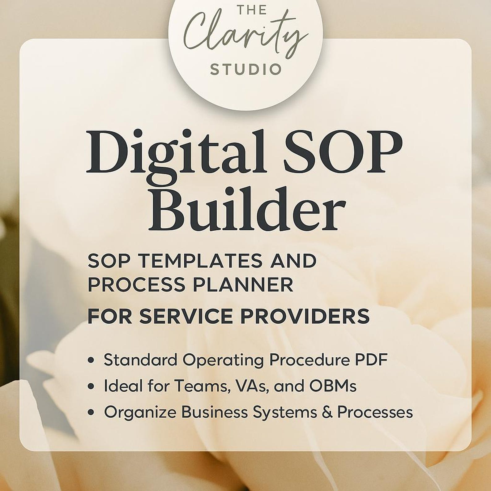 Digital SOP Builder for Service Providers | SOP Templates and Process ...