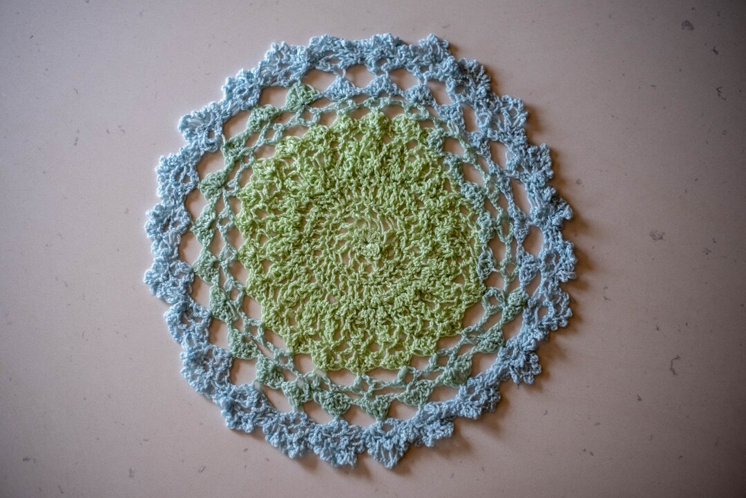 Elegant Crocheted Doily - Etsy