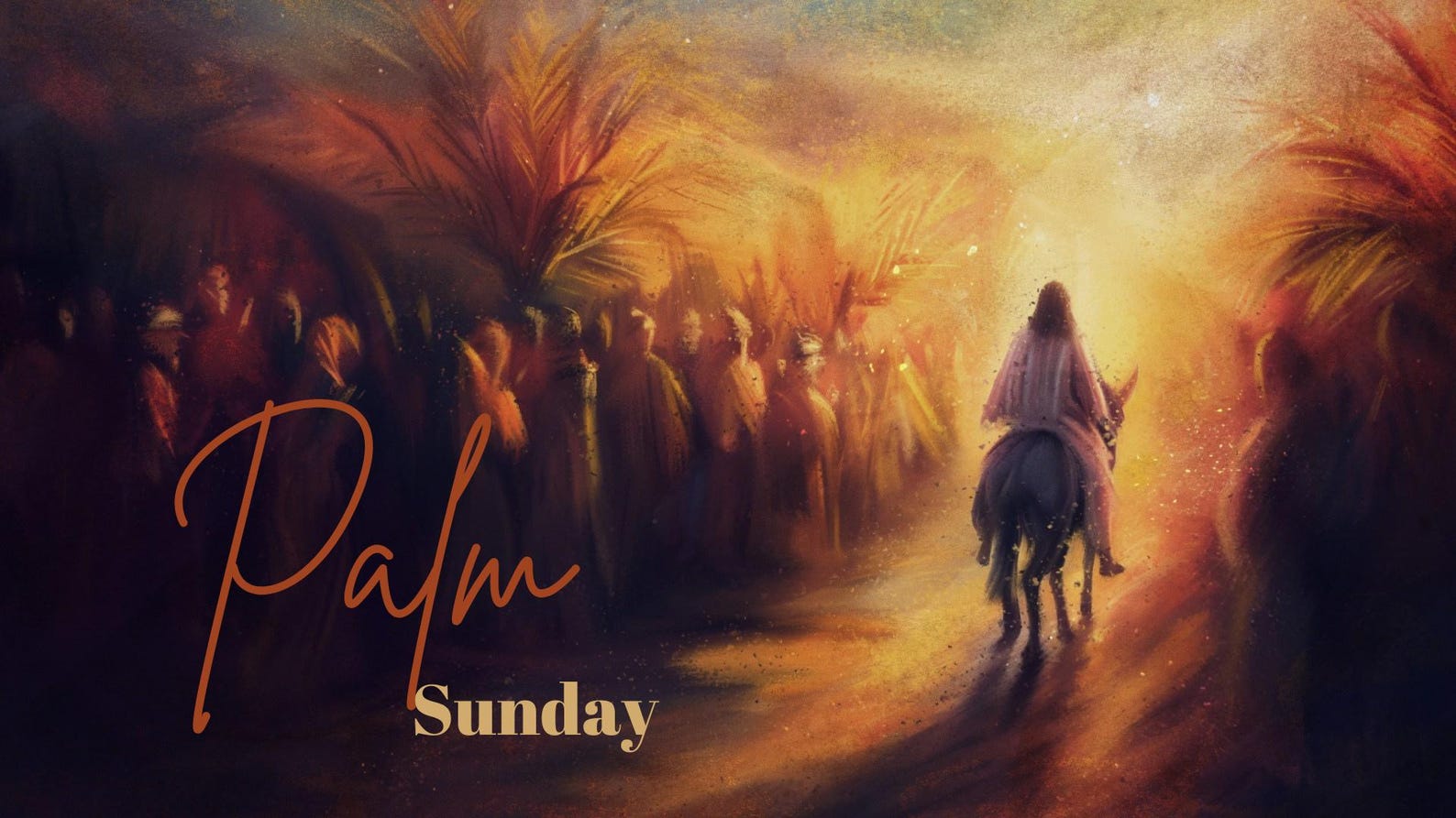 Palm Sunday Sermon Slides- Canva Template - Etsy