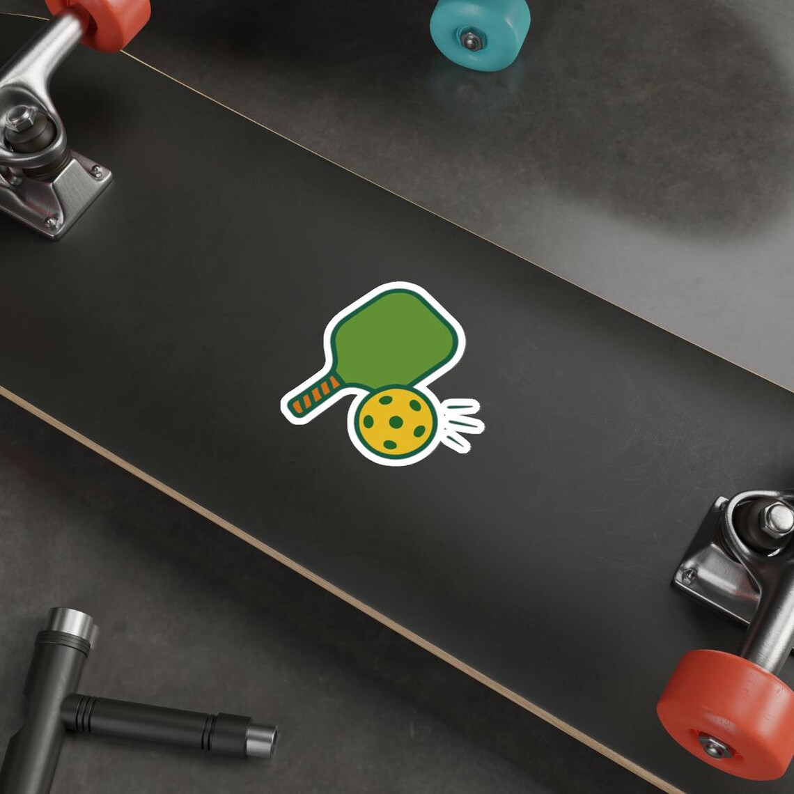 Pickleball Sticker - Die-cut Vinyl Decal for Water Bottles, Laptops ...