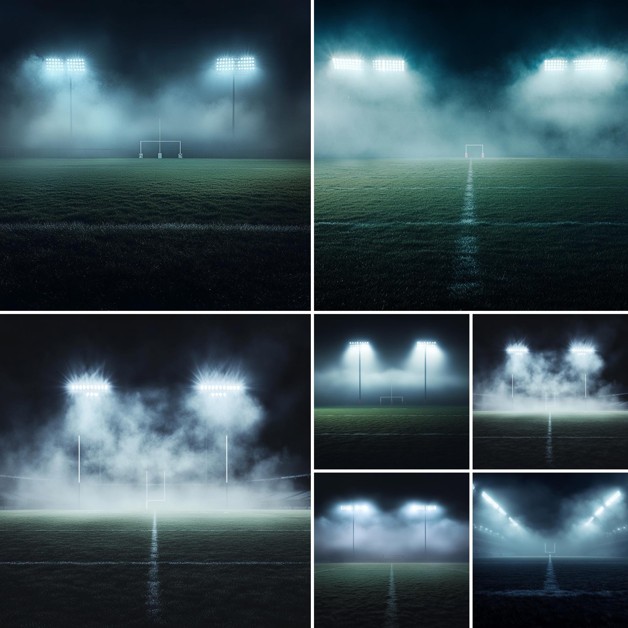 Stadium Lights Backgrounds: 16 PNG Game Day Digital Backdrops - Etsy