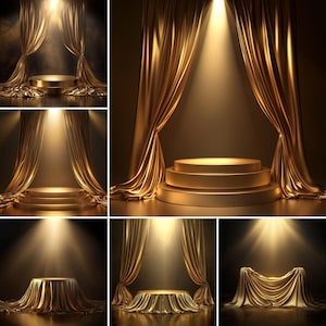 Luxury Golden Backdrop: Elegant Gold Textures, Glam Designs (16 PNG ...