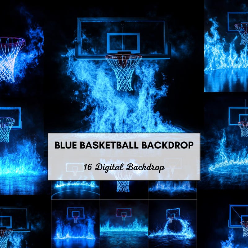 Basketball Backdrop - Etsy