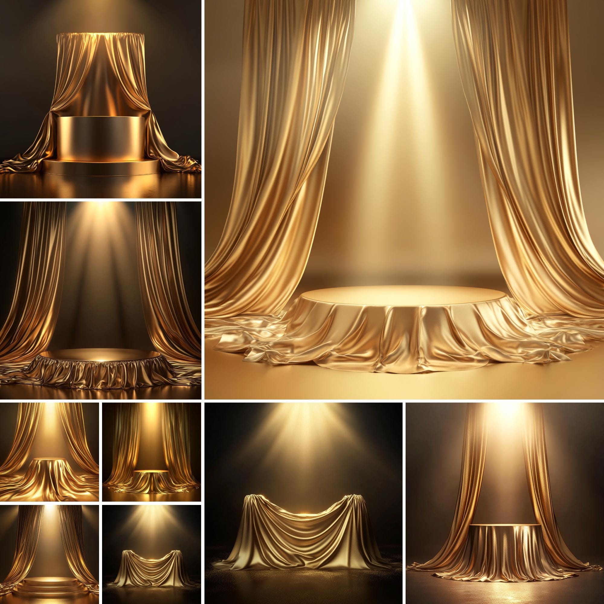 Luxury Golden Backdrop: Elegant Gold Textures, Glam Designs (16 PNG ...