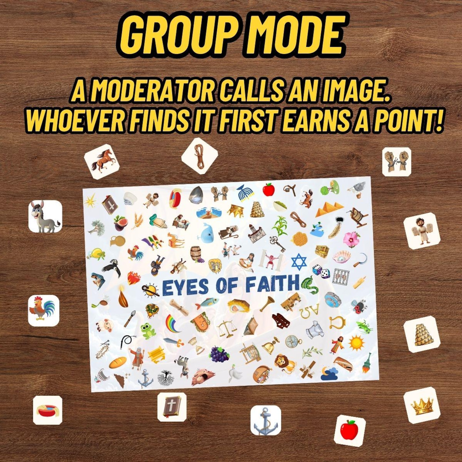 Christian Spot It Game: Bible Printable Activity (PDF Download) - Etsy ...