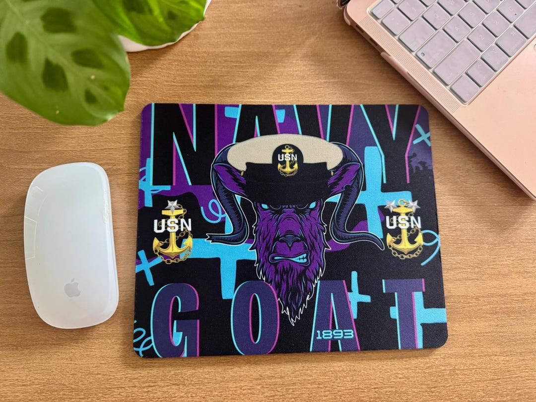 Navy Chief Goat Mouse Pad: CPO Season Desk Accessory - Etsy