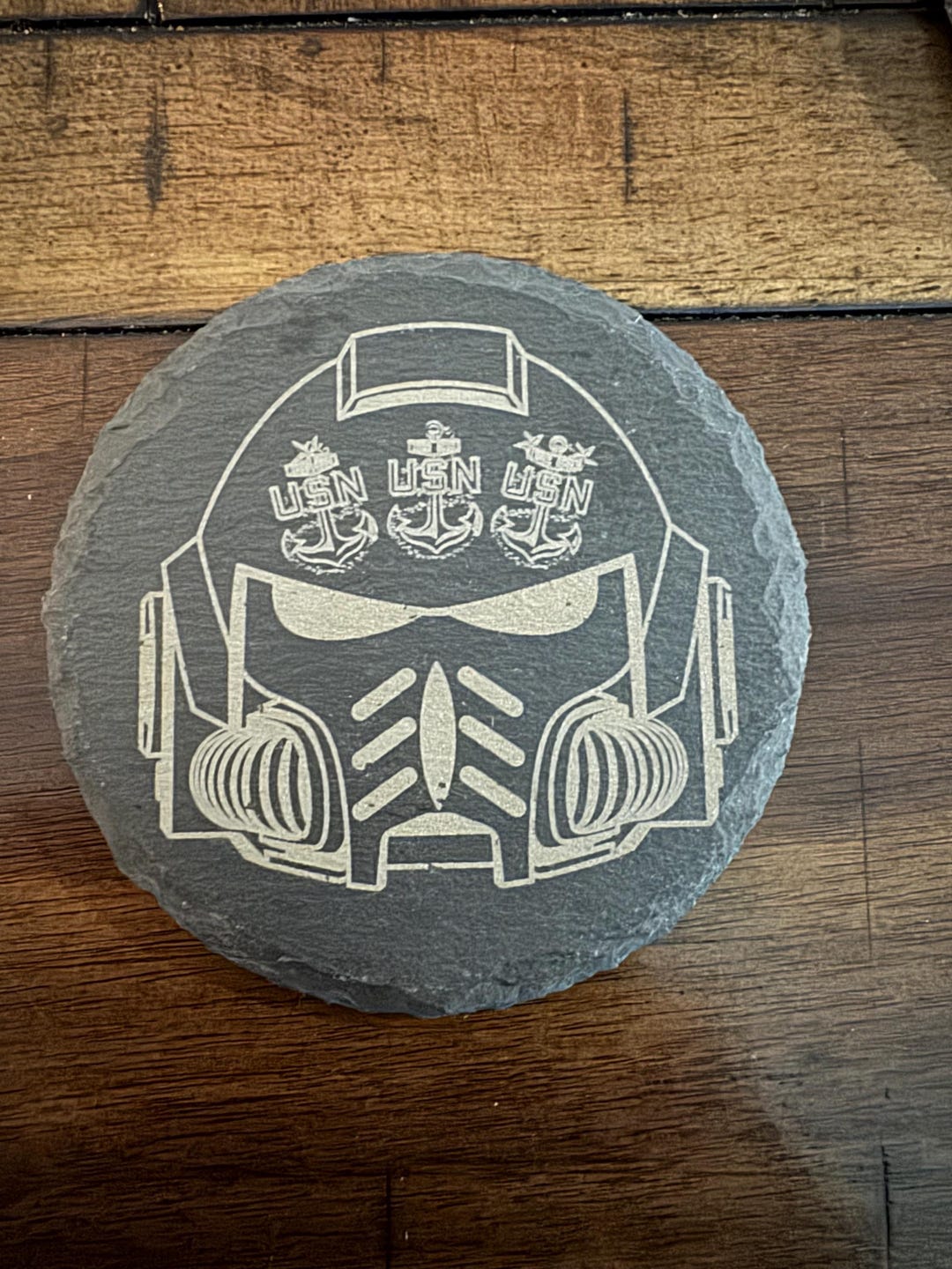 US Navy Chief Slate Coasters – Warhammer-inspired, Laser Engraved (set ...
