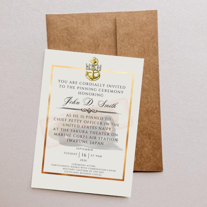 Navy Chief - Etsy