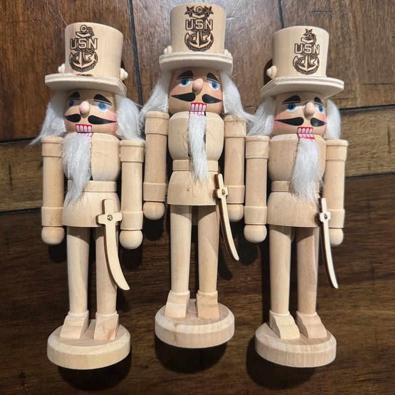 Navy Military Nutcracker - Etsy