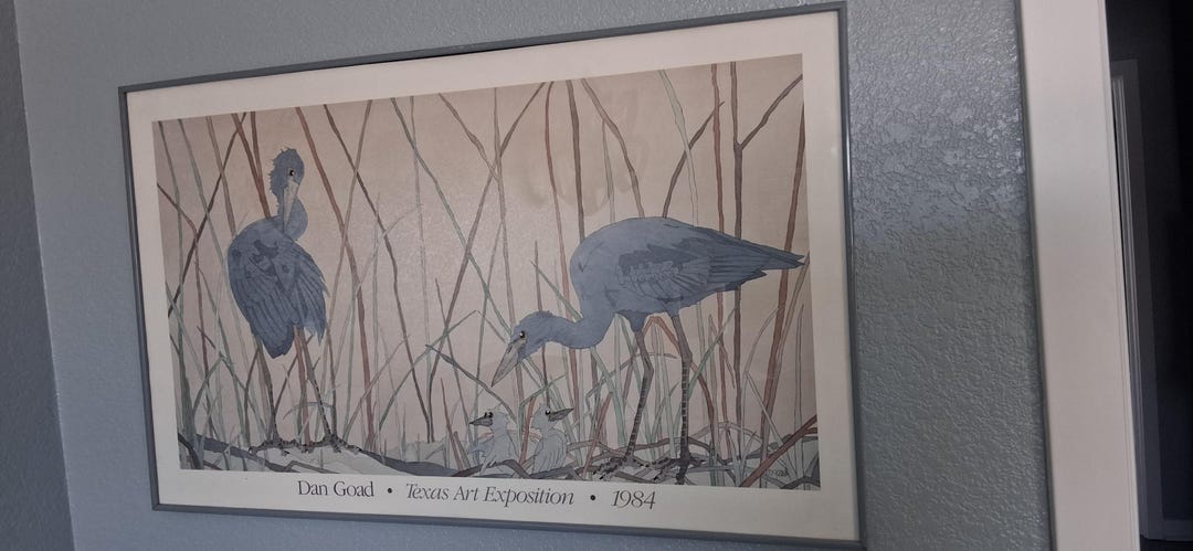 Original Dan Goad Lithograph Print in Frame Signed 33.5 X 20.5 - Etsy ...