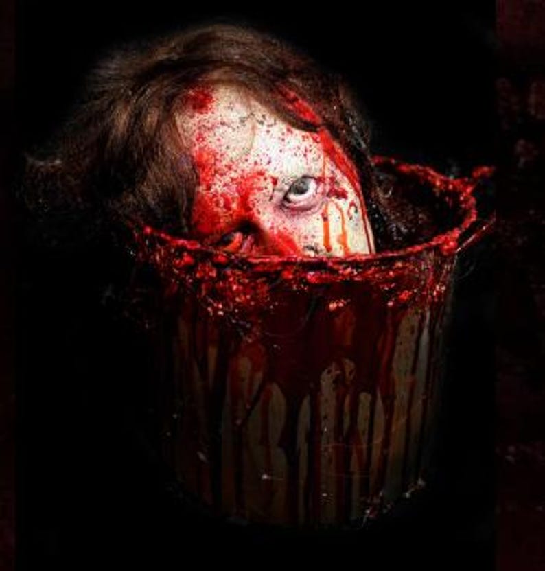 Custom Made - Bloody Prop Pot Head Prop - BEST SELLER!!!!!!!!!!! - Etsy