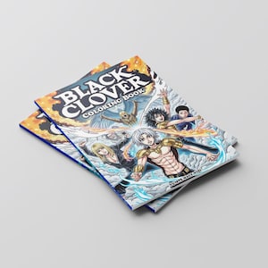 Black Clover Asta Magic Book - Etsy