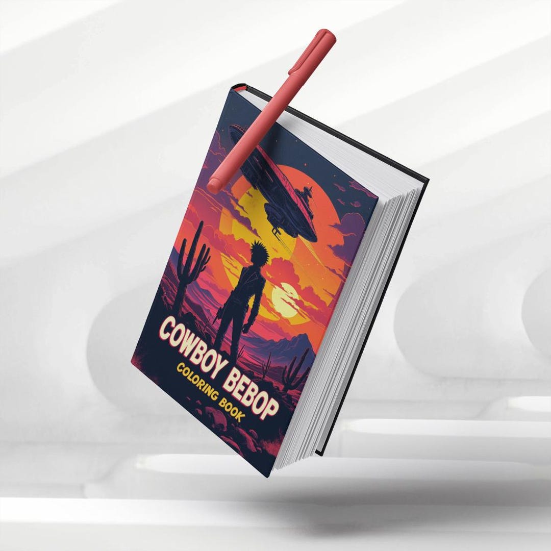 Cowboy Bebop Coloring Book for Fans, Sci-fi Anime Art Pages, Spike ...