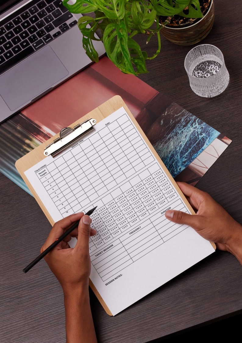 Easy to Use Digital Behavior Data Collection Sheet,data Tracker ...