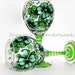 Four Leaf Clover Shamrocks St.patricks Day Hand Painted Wine Glasses ...