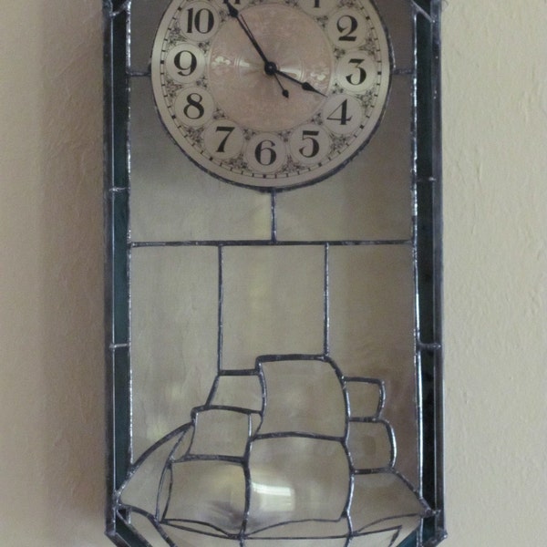Stained Glass Clock - Etsy