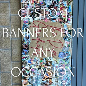 Hand Painted Graduation Paper Banner - Etsy