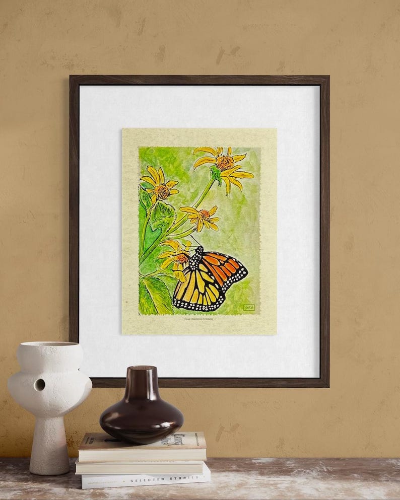 Monarch Butterfly Metamorphosis Part III - Watercolor Nature Study ...