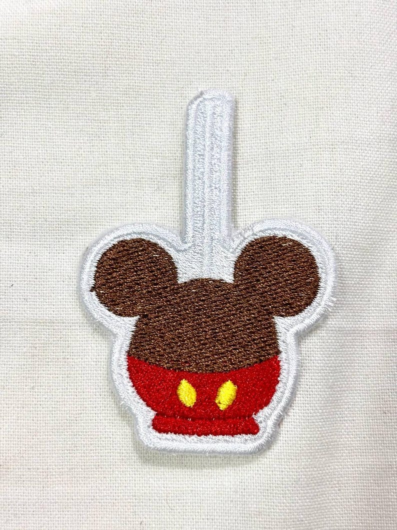 Embroidered Disney Ice Cream Patches, Disneyworld Mickey Cartoon ...