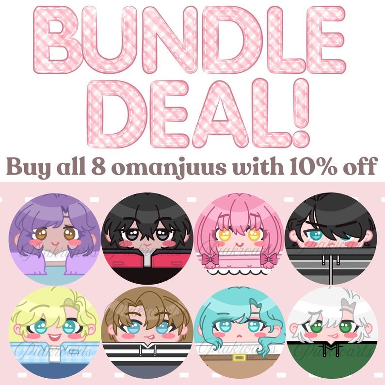 Aphmau Omanjuu Keychain Plushies: Handmade Minecraft Mystreet Plush ...