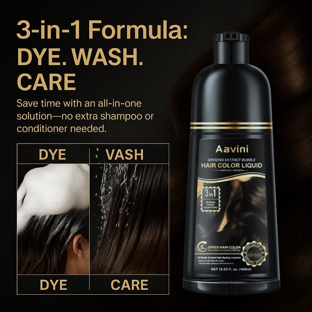 Ginseng Bubble Hair Color – Easy Foam Dye for Gray Coverage & Herbal ...