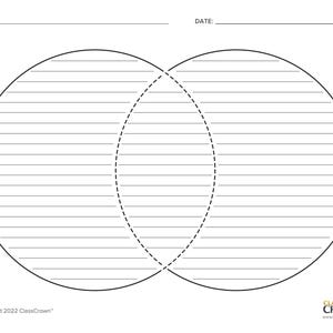 Venn Diagrams Printable Worksheets (bundle Pack) - Etsy
