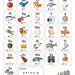ABC Charts Printable Worksheets: Bundle Pack - Etsy