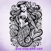 3pcs, Mermaid SVG Bundle - Etsy