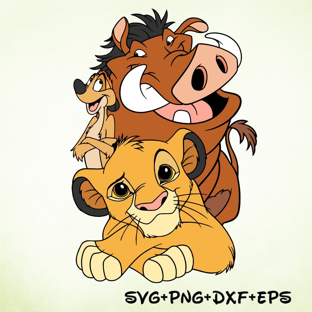 Hakuna Matata the Lion King Animal Kingdom SVG, PNG, JPG, Simba, Nala ...