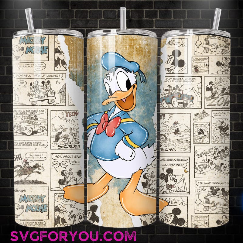 Donald Duck Png 20 Oz - Etsy