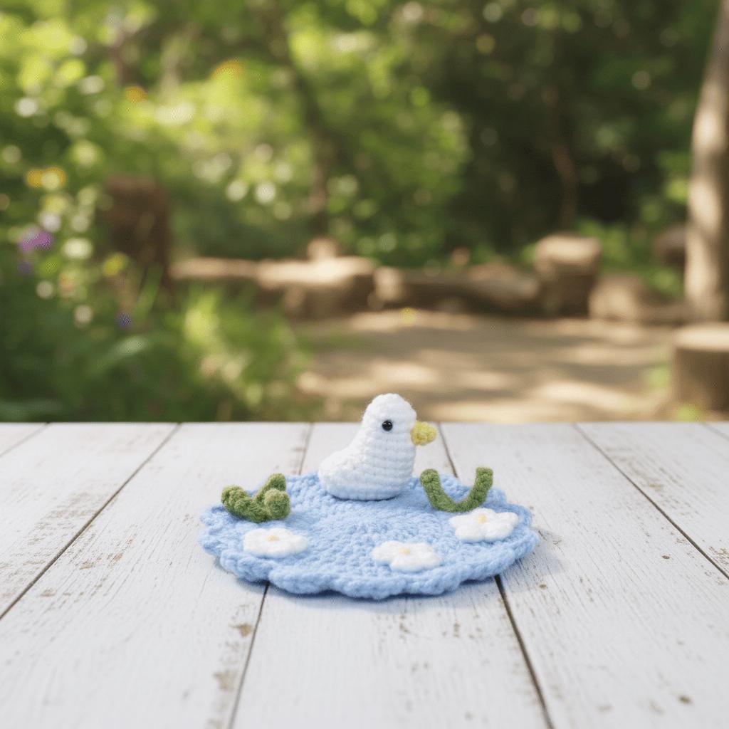 Amigurumi Duck Coaster Crochet Pattern – Fun DIY Mug Rug PDF Tutorial ...