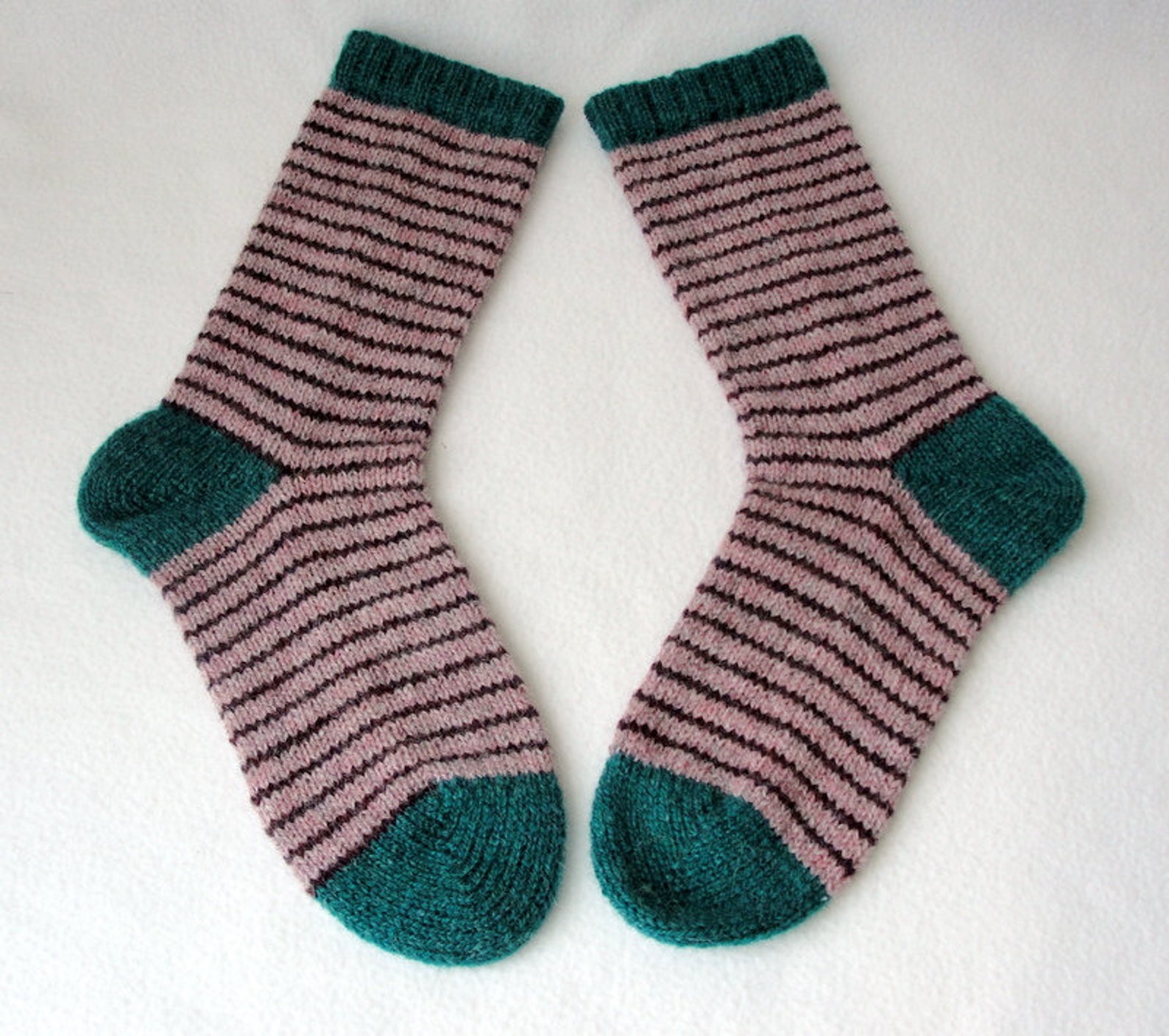 KNITTING PATTERN / Bywater Adult/teen Socks / Knit Sock Pattern ...