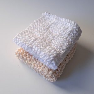 KNITTING Pattern Squishy Face Cloth Wash Cloth Sets, Knit Wash Cloth ...