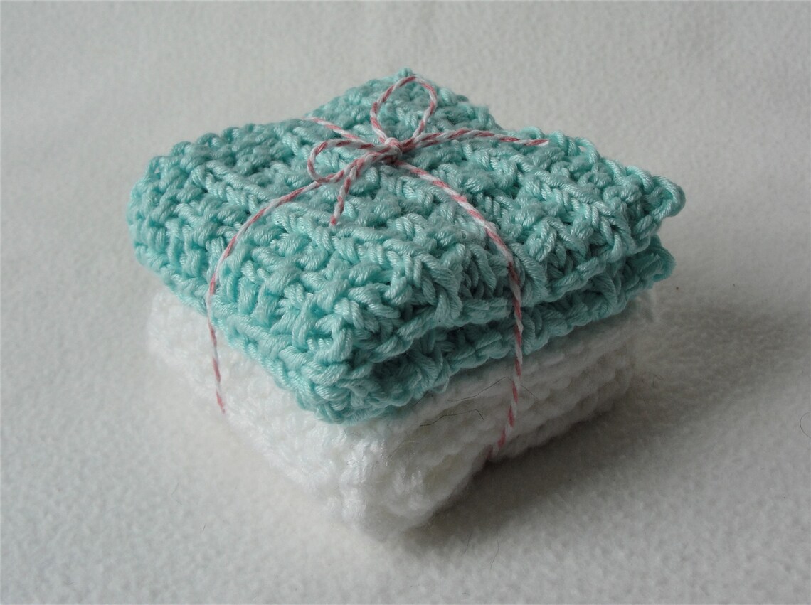 KNITTING Pattern Plush Face Cloth Wash Cloth Sets, Knit Wash Cloth ...