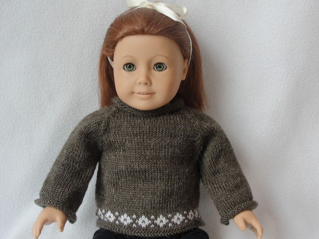Knitting PATTERN Doll Hot Cocoa Sweater for 18 Inch Dolls Pattern, Doll ...